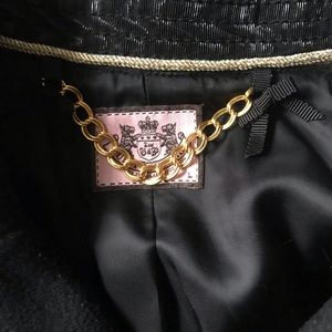 Juicy Couture | Jackets & Coats | Juicy Couture Black Wool Ruffle ...
